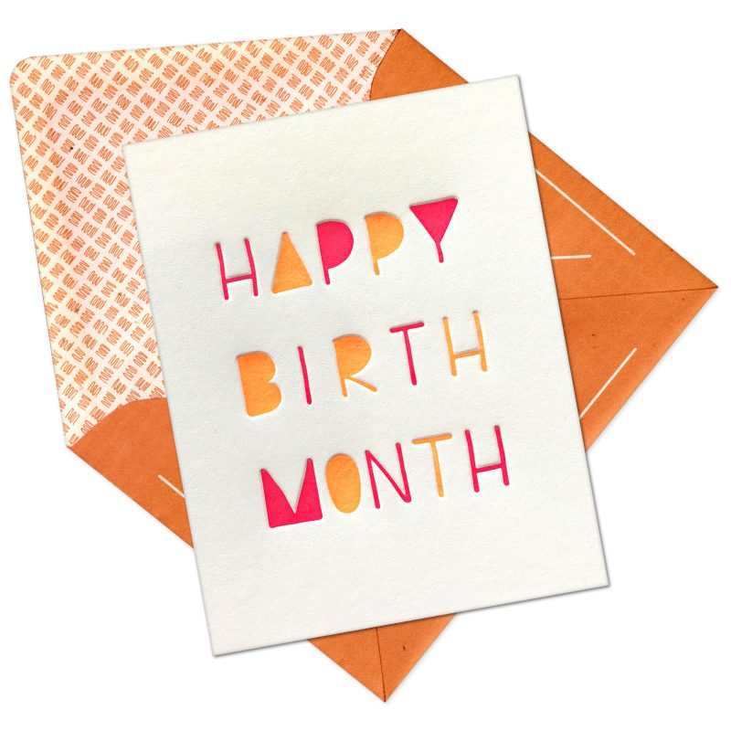 Happy Birth Month Special Birthday Card