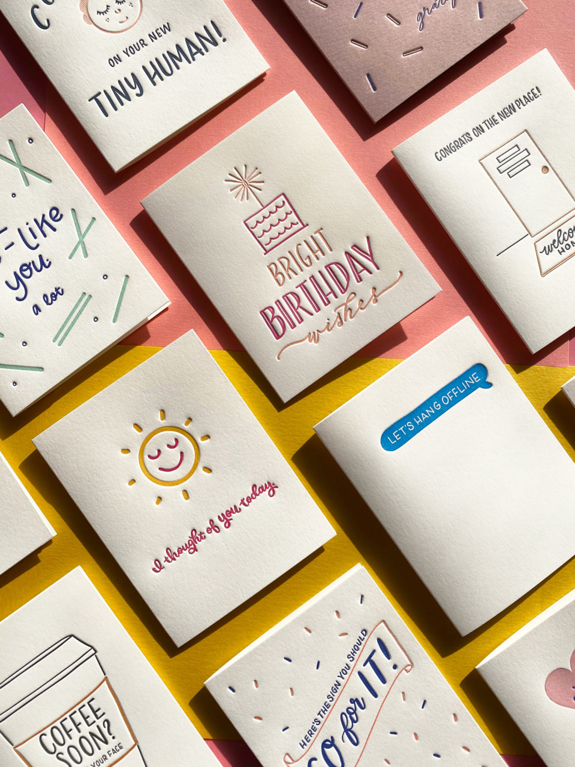 Letterpress Greeting Cards | INK MEETS PAPER (Made in USA)